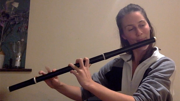 Leonora Lyne Playing a B Flute | News – Martin Doyle Flutes
